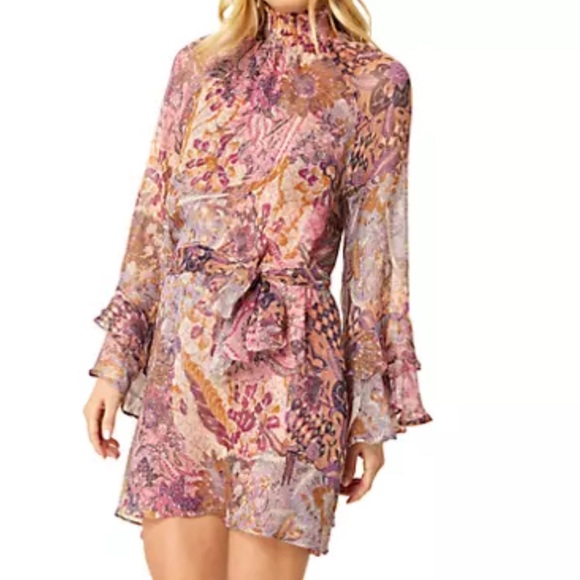 Misa Los Angeles | Dresses | Misa Los Angeles Saint Paisley Mini Dress ...
